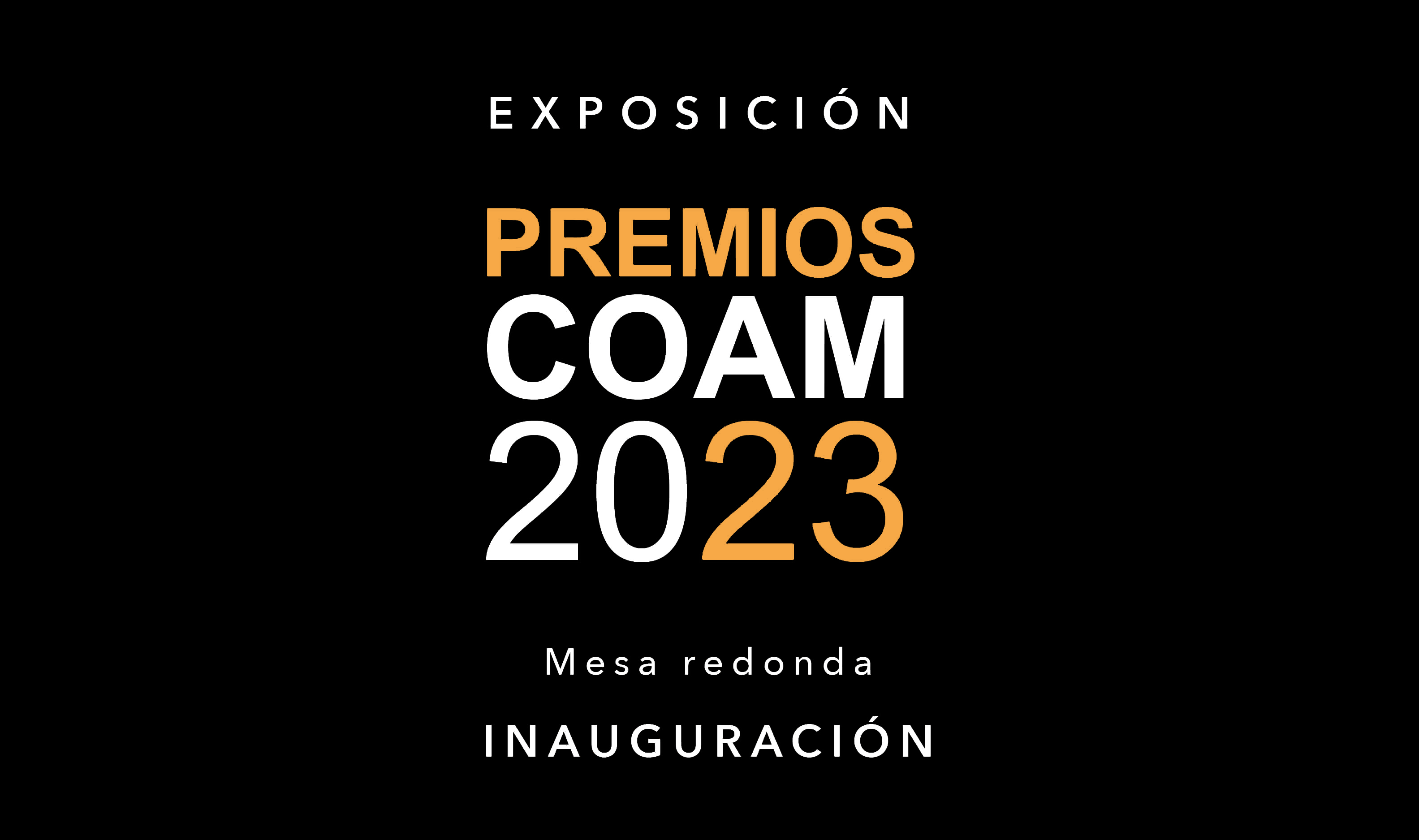COAM - Inauguración exposición Premios COAM 2023