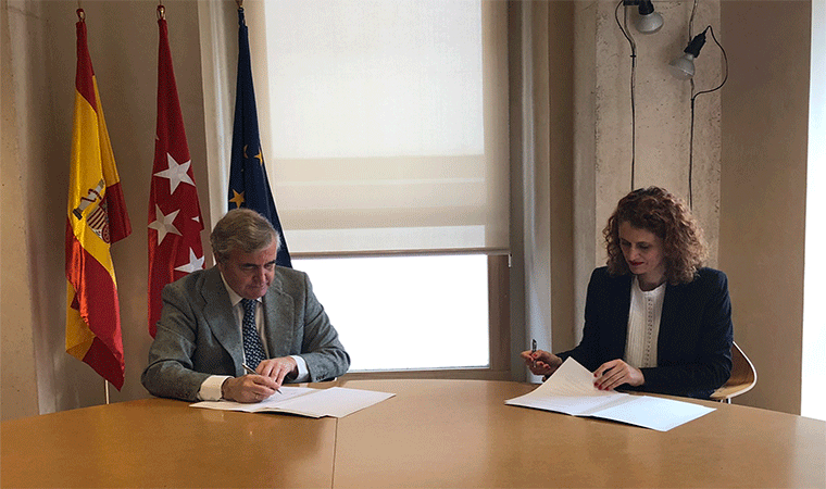 El COAM e Hispalyt renuevan su compromiso de colaboración - COAM