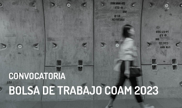 Convocatoria Bolsa de Trabajo 2023 - COAM