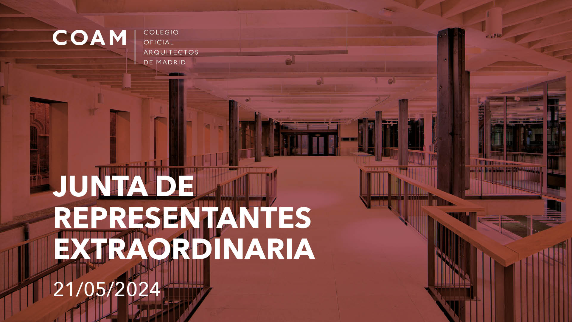 COAM - Convocatoria Junta de Representantes Extraordinaria 21 de mayo ...