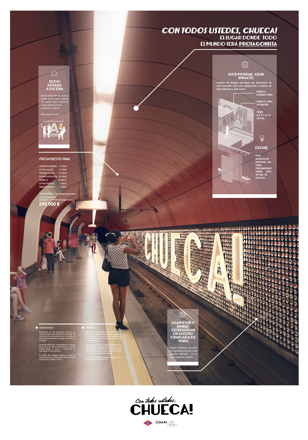 Nueva imagen de la Estación de Metro Chueca - COAM