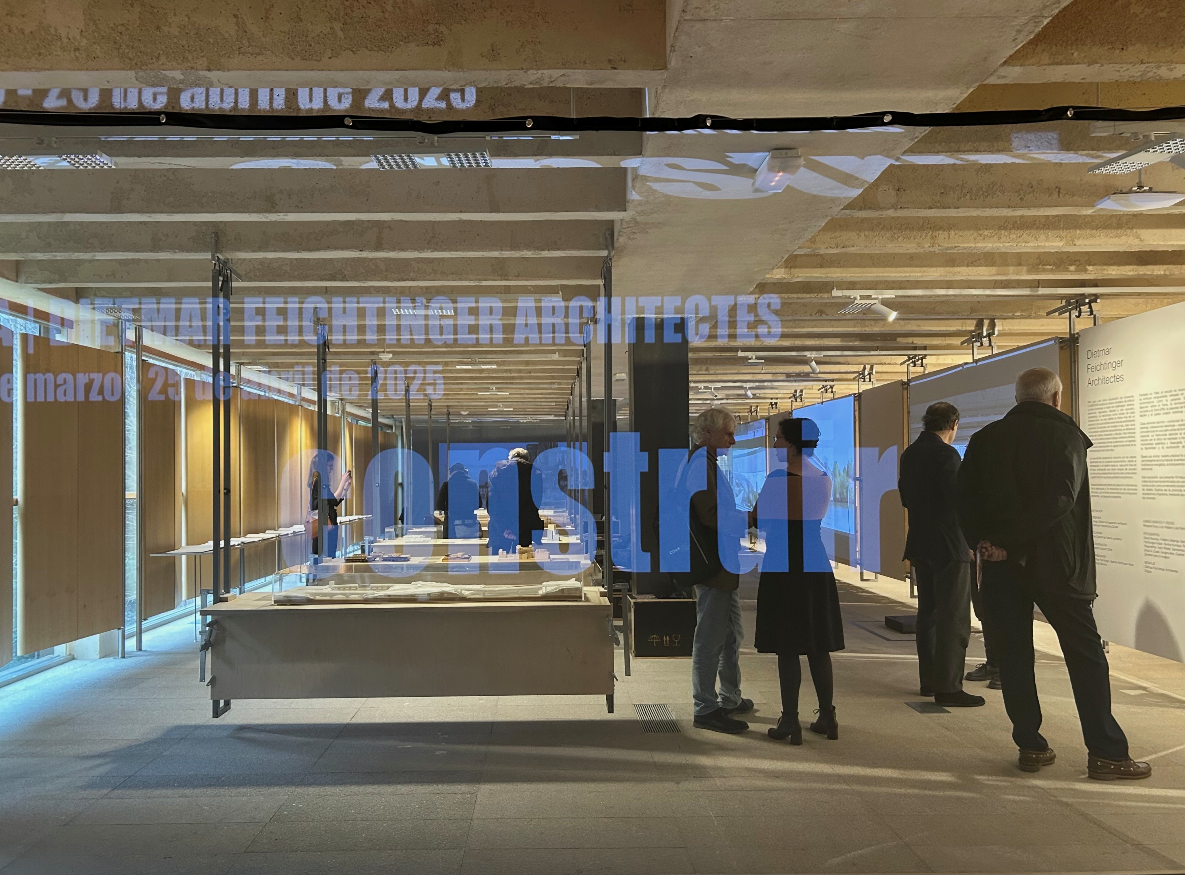 COAM - Exposición Construir de DFA Dietmar Feichtinger Arquitectos