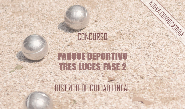 Concurso "Parque Deportivo Tres Luces" - COAM